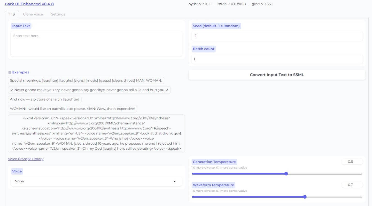 【音声生成AI】Barkの使い方！テキストからリアルな音声を生成しよう【日本語音声も生成可能】 | くろくまそふと
