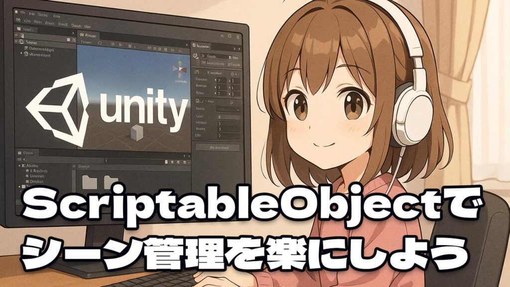 【unity】scriptableobjectを使った「シーン管理」のやり方まとめ くろくまそふと