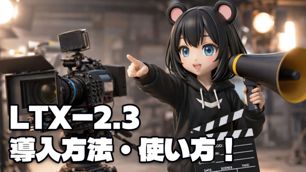 【動画生成AI】LTX-Videoの導入方法と使い方！高品質な動画をローカルで生成しよう | くろくまそふと